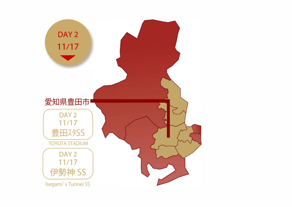 WRC2023 Rally Japan including transportation plan